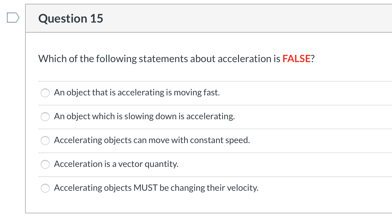 Solved Question 15 Which of the following statements about | Chegg.com