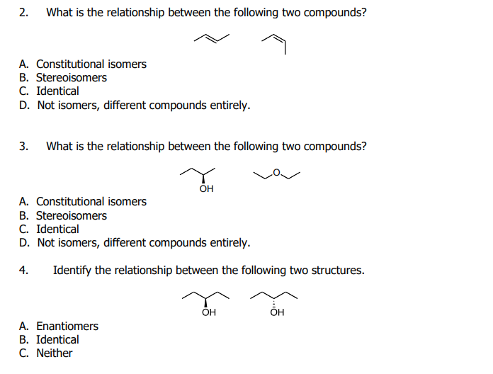 Solved 2. What is the relationship between the following two | Chegg.com