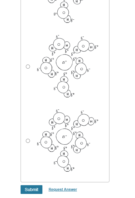 Solved Chapter 3 Question 6 Choose the hydration shell that | Chegg.com
