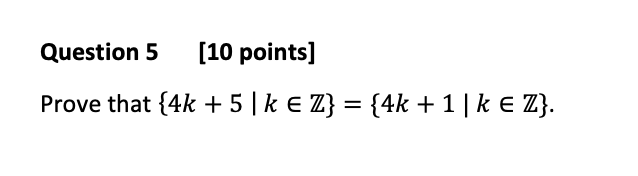 Solved Prove or disprove the following statements. Make sure | Chegg.com