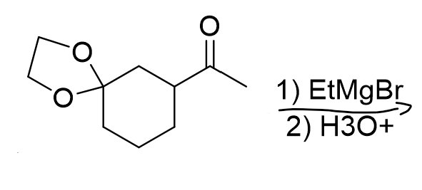 Solved 2) H3O+1)EtMgBr | Chegg.com