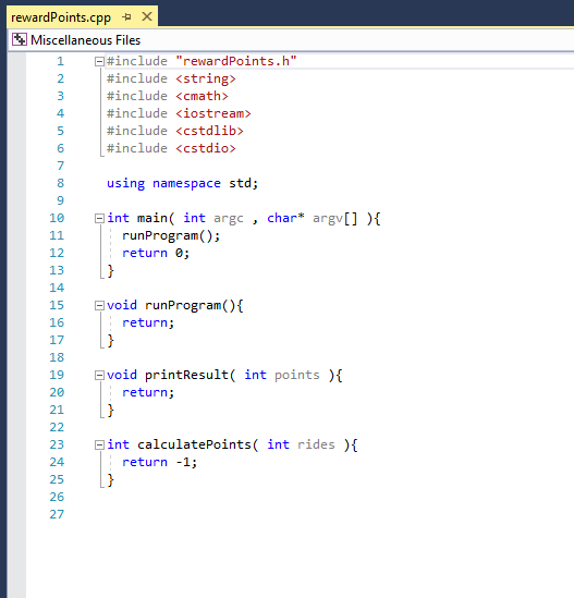 cellaneous Files Finclude "calculateAreas.h" | Chegg.com