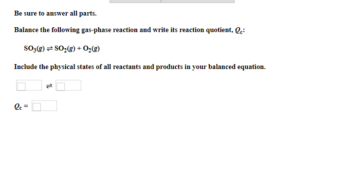 Solved Be sure to answer all parts. Balance the following | Chegg.com