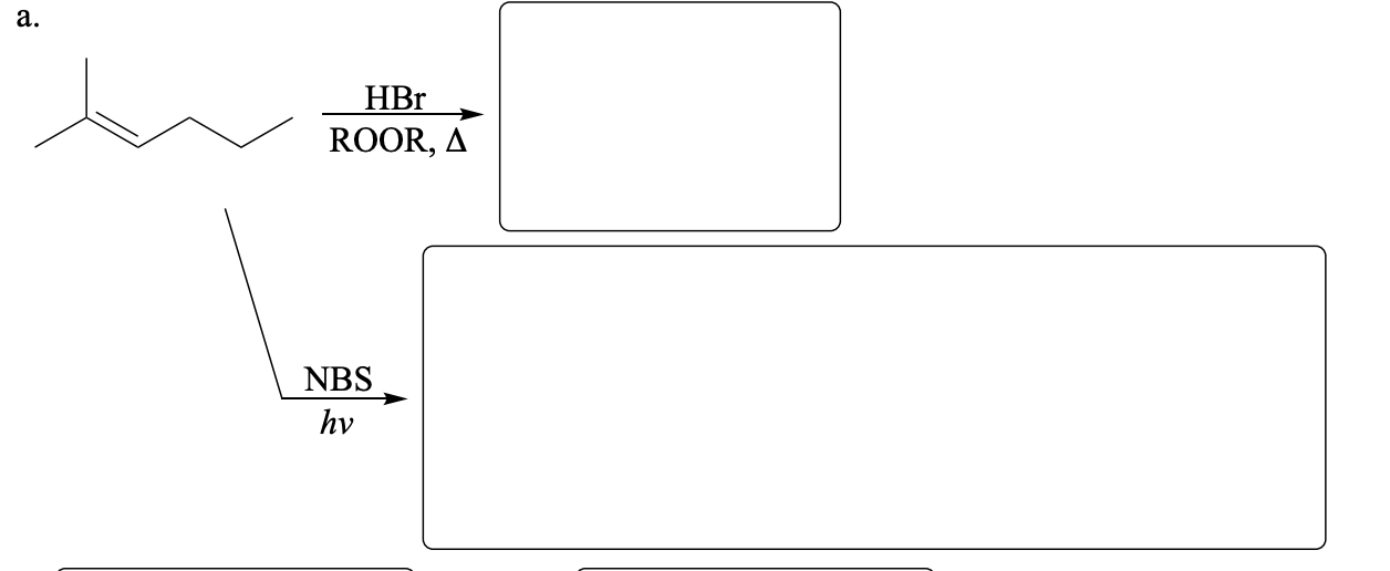 Solved a. ROOR,Δ HBr | Chegg.com