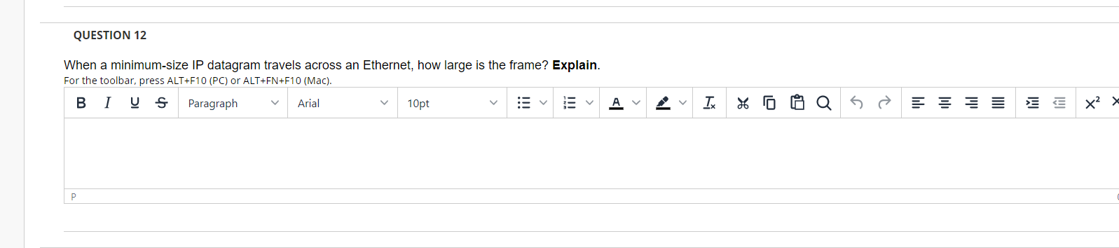 Solved When a minimum-size IP datagram travels across an | Chegg.com