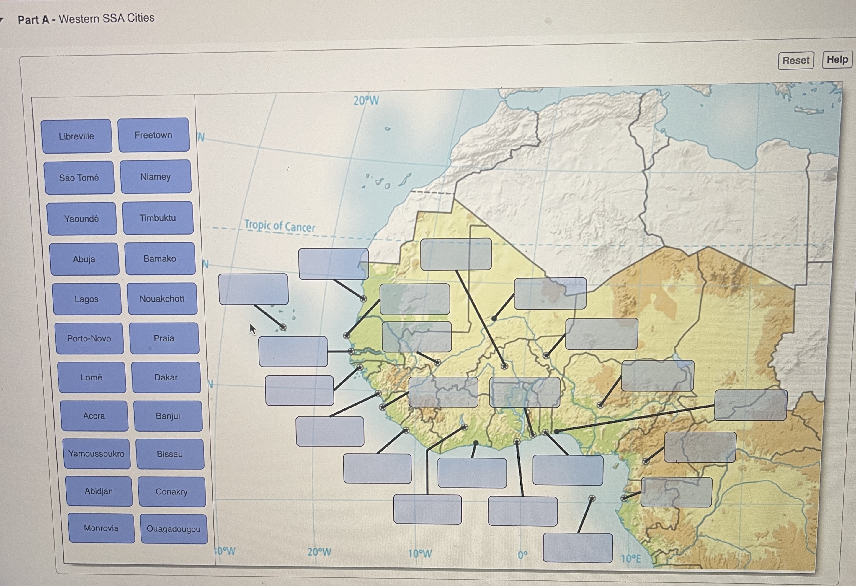 Solved Part A - Western SSA Cities | Chegg.com