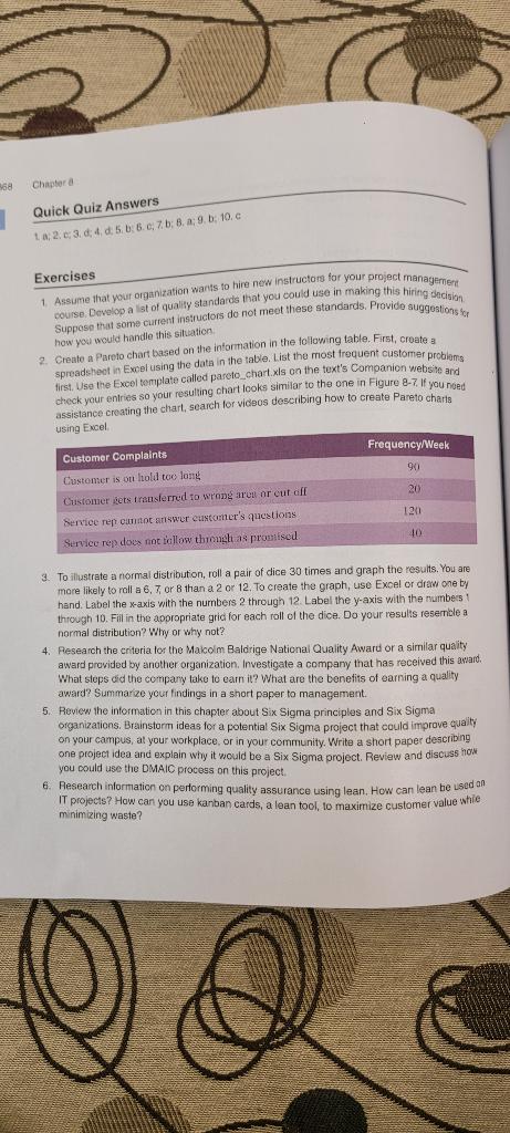 Solved 368 Chapter Quick Quiz Answers 1:26:3 6:40 | Chegg.com