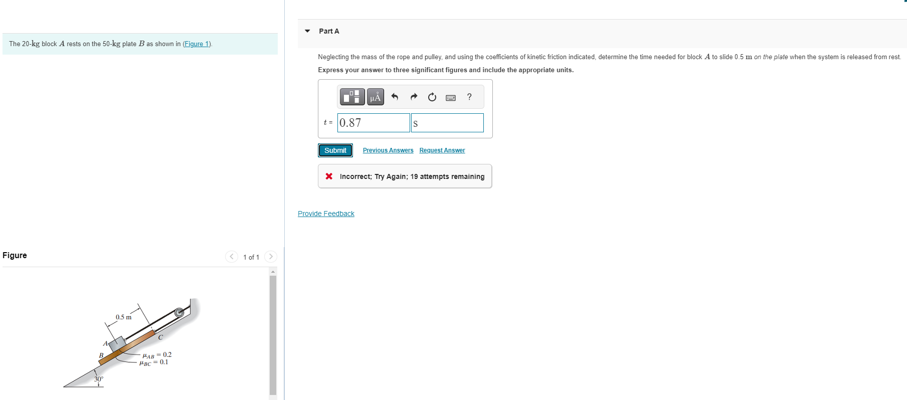 Solved note: please draw a FBD and KD and ensure your sign | Chegg.com