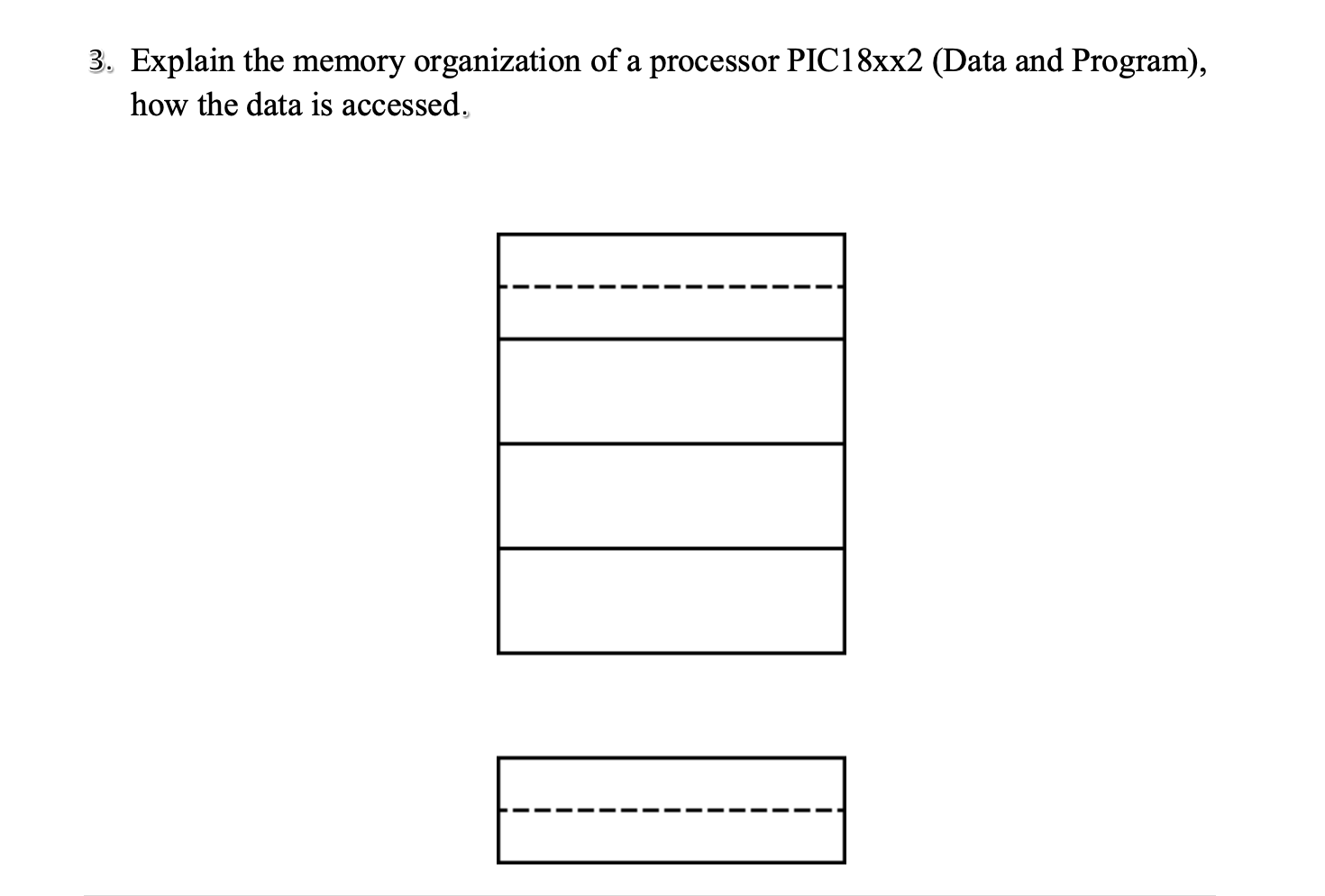 Solved 3. Explain the memory organization of a processor | Chegg.com
