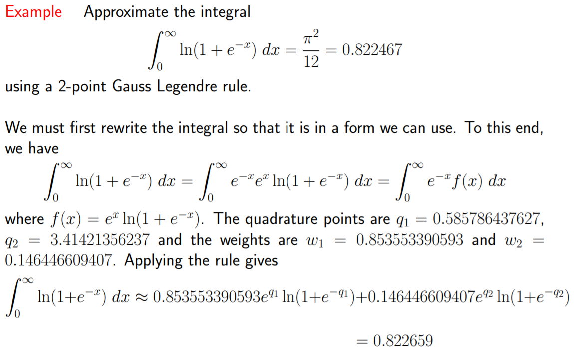 Example Approximate the integral (1 +e+") dx =* = | Chegg.com