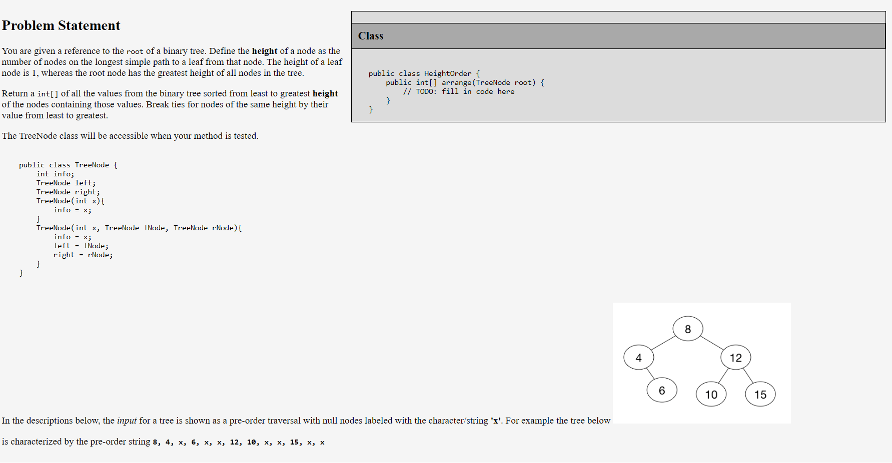 Solved Problem Statement You are given a reference to the | Chegg.com