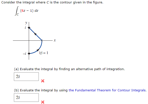 Solved Consider the integral where C is the contour given in | Chegg.com