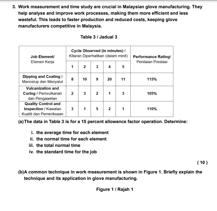 Solved Work measurement and time study are crucial in | Chegg.com