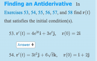 Solved Finding an Antiderivative In Exercises 53, 54, 55, | Chegg.com