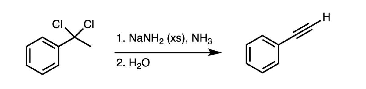 Solved H CI CI 1. NaNH2 (xs), NH3 2. H2O | Chegg.com
