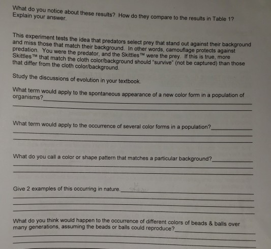 Solved what do you notice about these results? How do they | Chegg.com