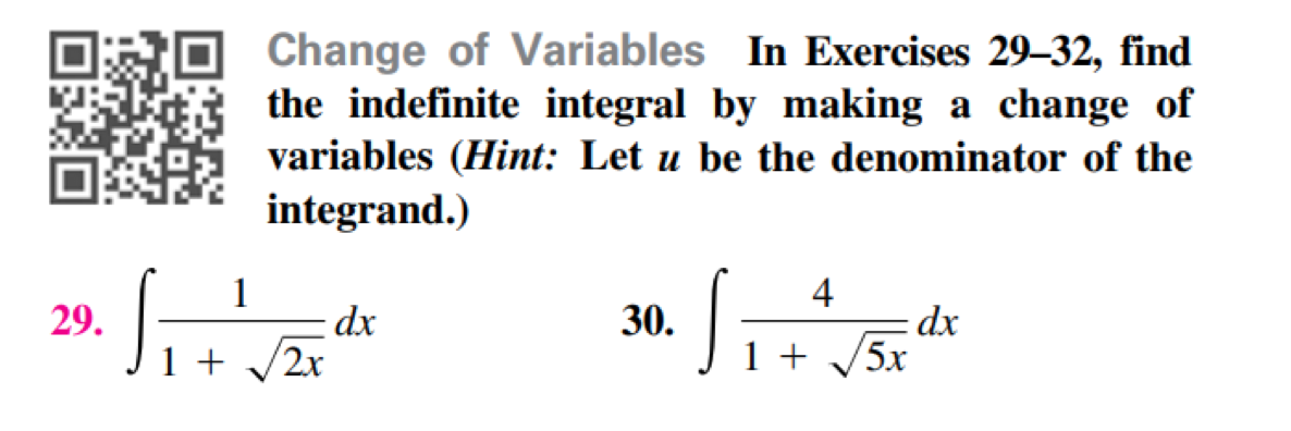 Solved Change of Variables In Exercises 29-32, find the | Chegg.com