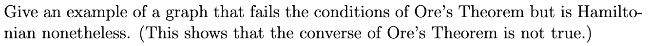 Solved Give an example of a graph that fails the conditions | Chegg.com