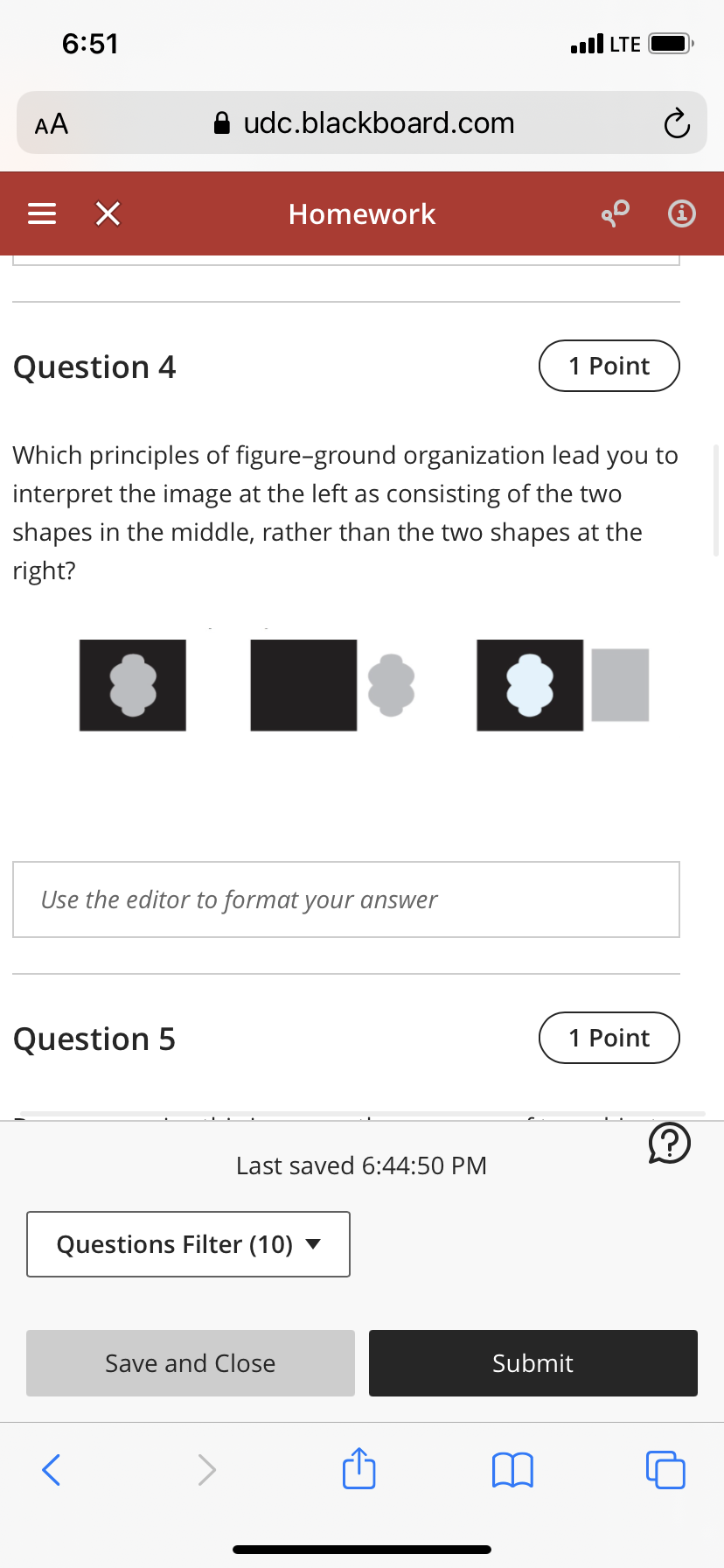 Which principles of figure-ground organization lead | Chegg.com