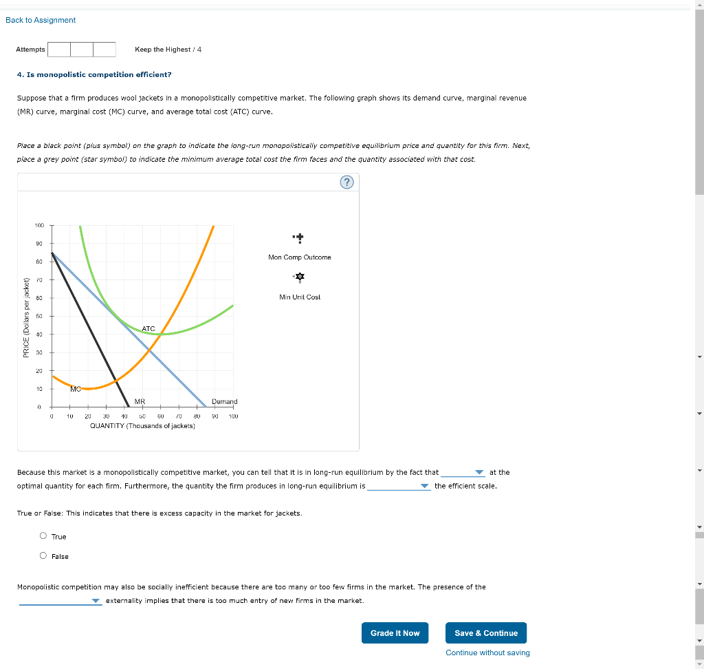 Solved Back to Assignment Attempts Keep the Highest / 4 4. | Chegg.com