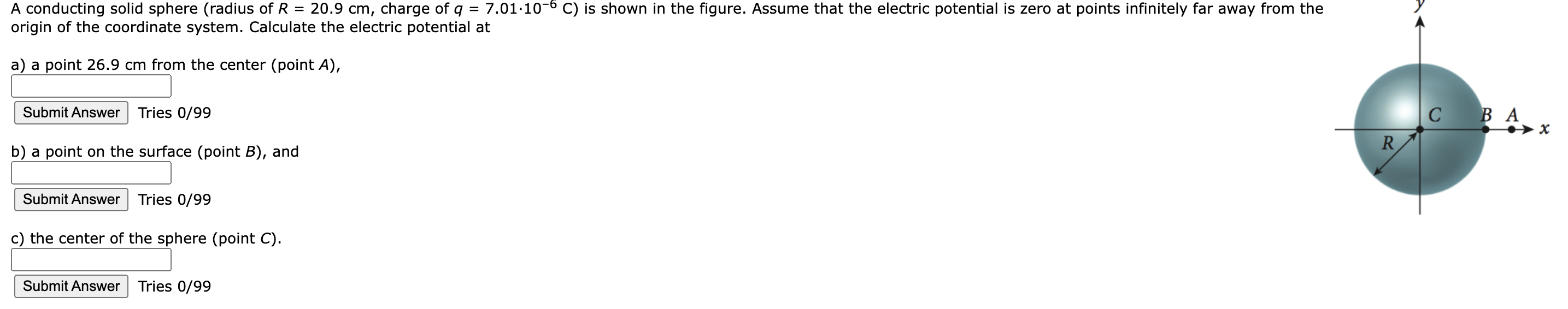 Solved origin of the coordinate system. Calculate the | Chegg.com