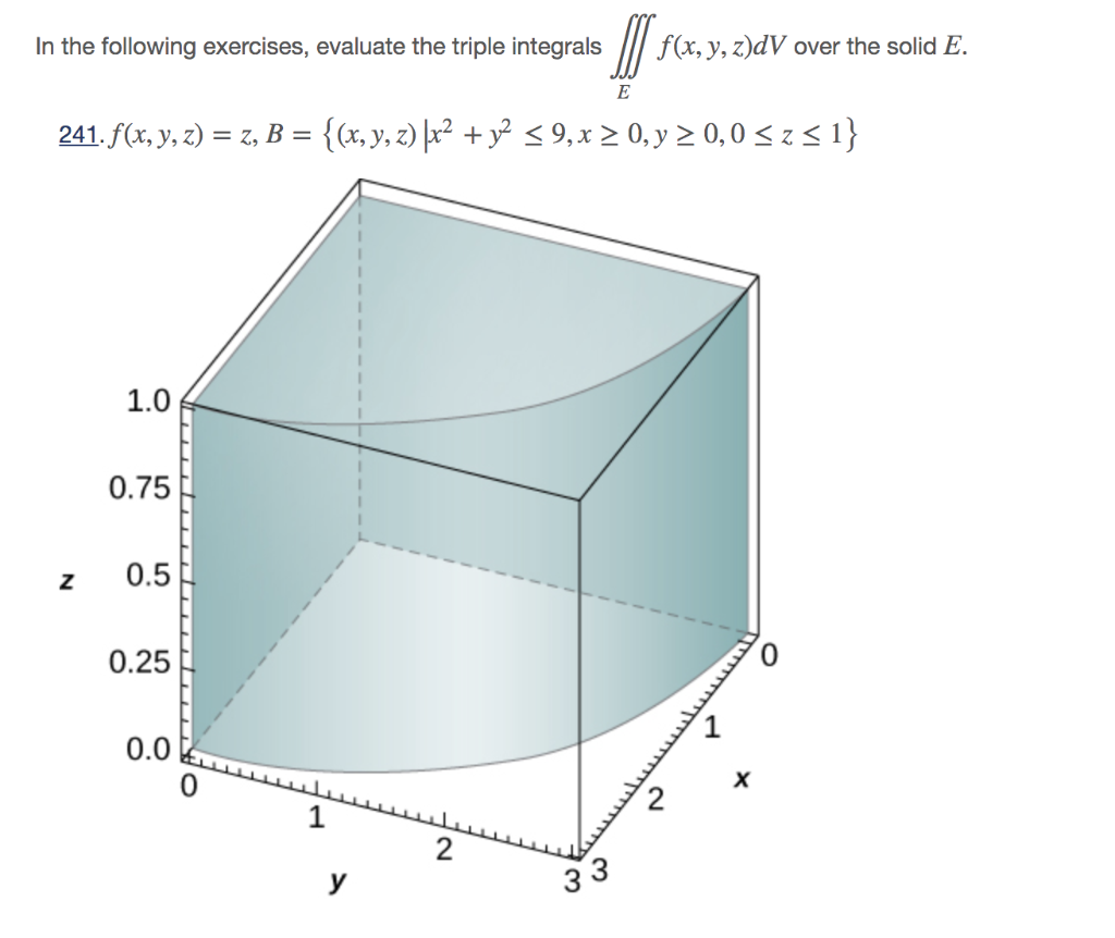 Solved In the following exercises, evaluate the triple | Chegg.com