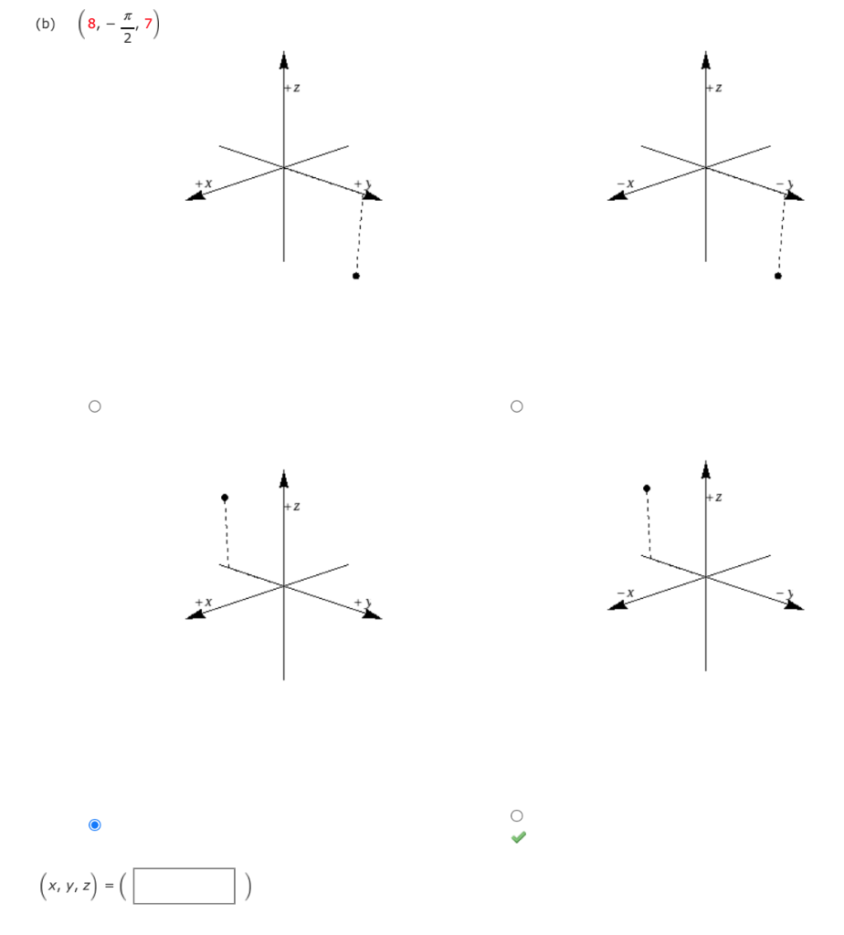 Solved Plot the point whose cylindrical coordinates are | Chegg.com Solved Plot the point whose cylindrical coordinates are | Chegg.com