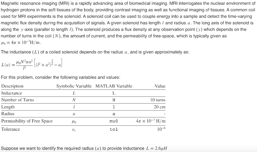 Magnetic resonance imaging (MRI) is a rapidly | Chegg.com