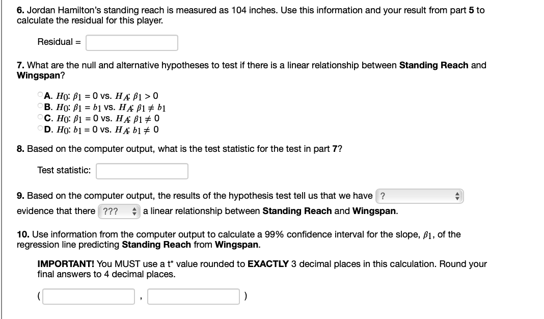 Solved Standing Reach in the NBA - Standing reach measures | Chegg.com