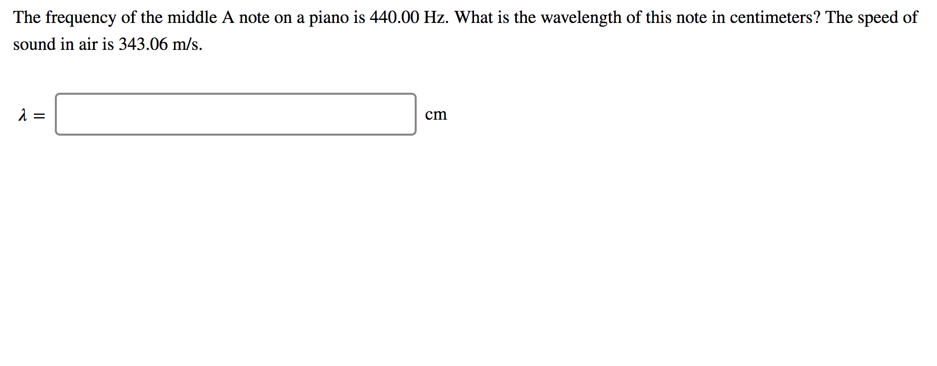 Solved The frequency of the middle A note on a piano is | Chegg.com