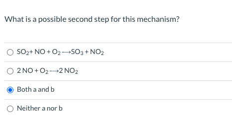 Solved Consider the overall reaction 2 SO2(g) + O2(g) +2 | Chegg.com