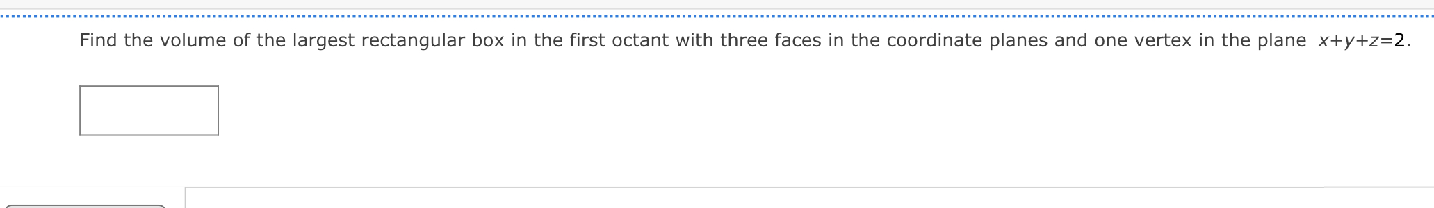 Solved Find the volume of the largest rectangular box in the | Chegg.com