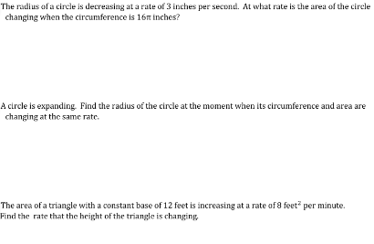 Solved The radius of a circle is decreasing at a rate of 3 | Chegg.com