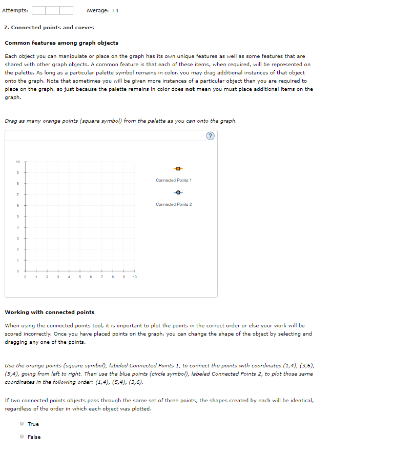 Solved Working with curves Each curve that you place on | Chegg.com