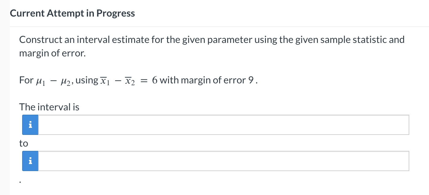 Solved Construct an interval estimate for the given | Chegg.com