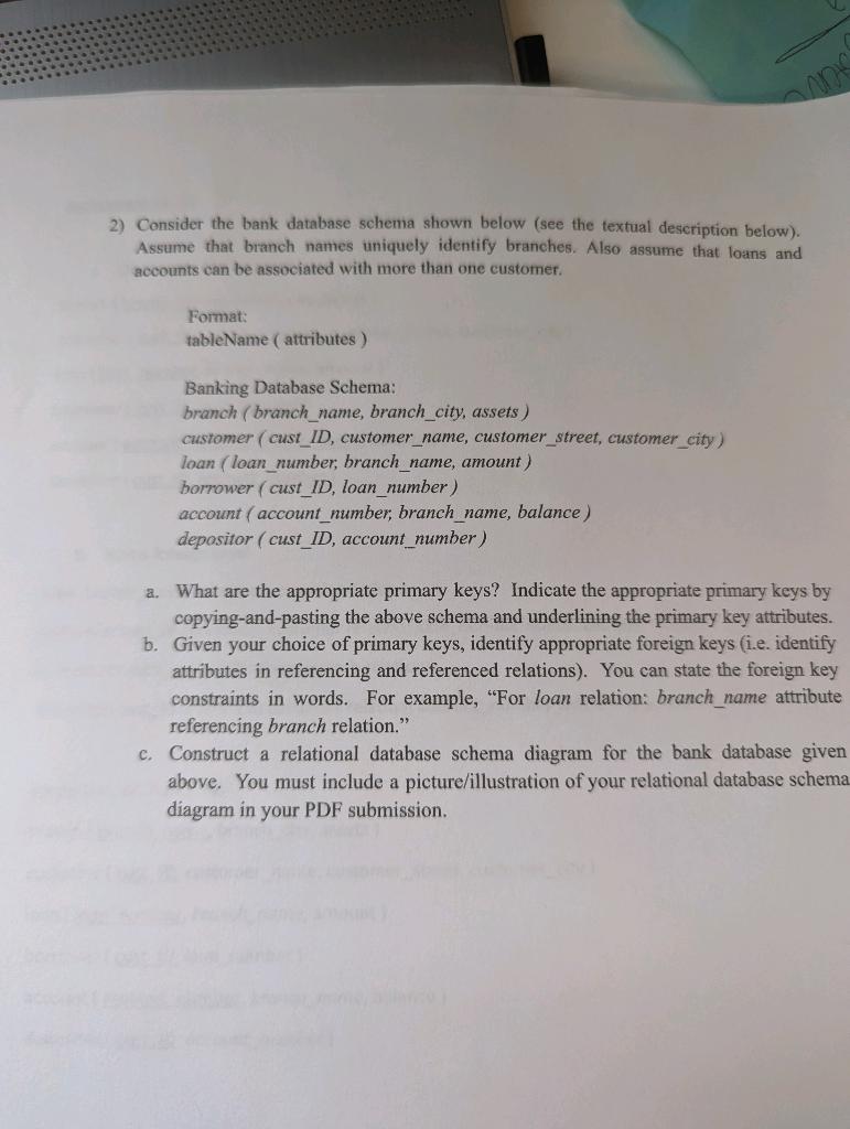 Solved Questions: 1) Consider the advisor relation shown in | Chegg.com