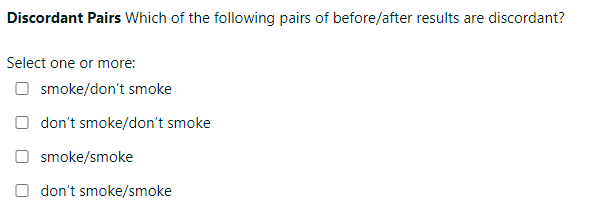 Solved Discordant Pairs Which of the following pairs of | Chegg.com