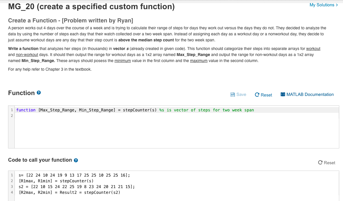 Solved MG_20 (create a specified custom function) My | Chegg.com