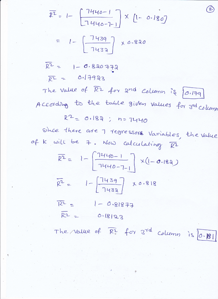 Solved The first four exercises refer to the table of | Chegg.com