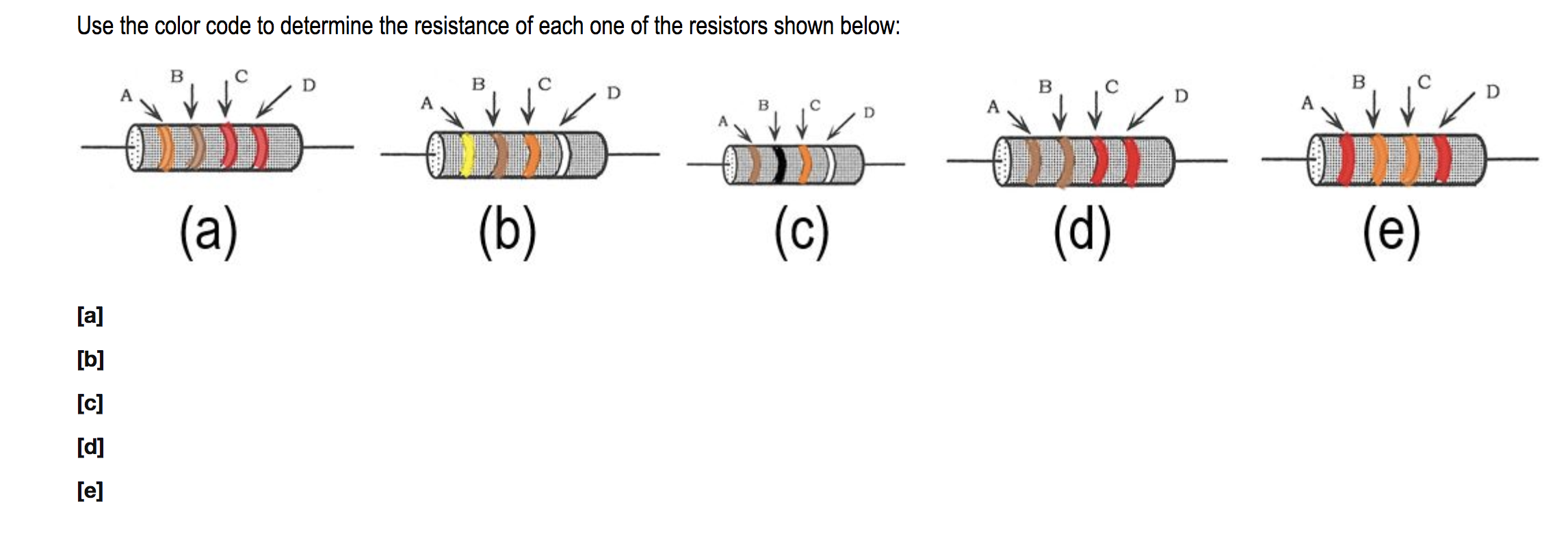 Solved Question 1 Two resistors like the one shown below are | Chegg.com
