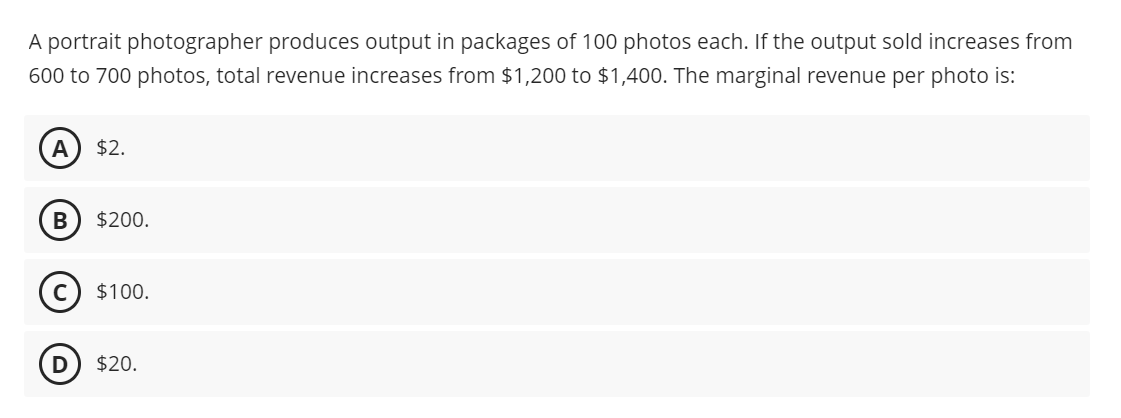 Solved A portrait photographer produces output in packages | Chegg.com