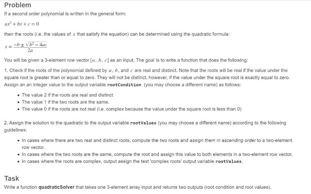 Solved I Need help programming this in MATAB for my zyBooks | Chegg.com