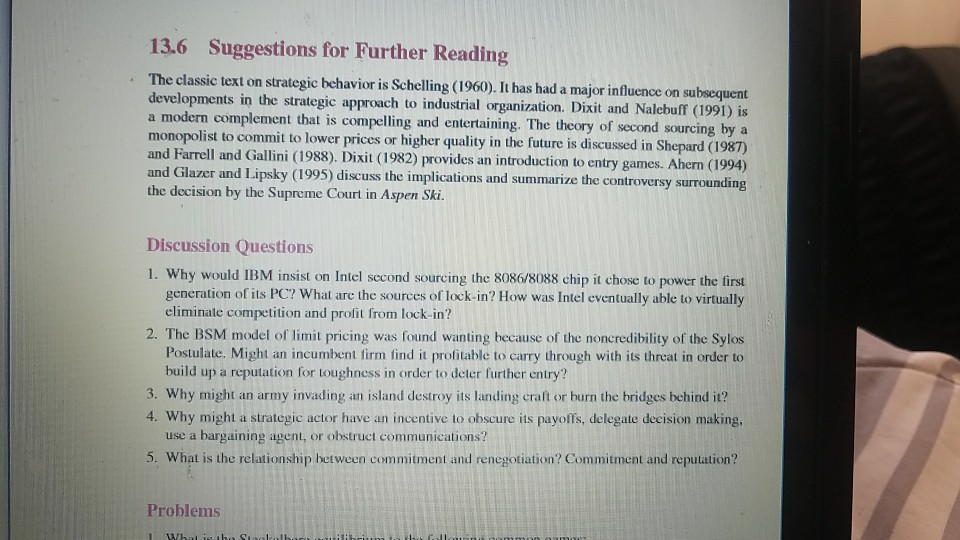 13.6 Suggestions for Further Reading The classic text | Chegg.com