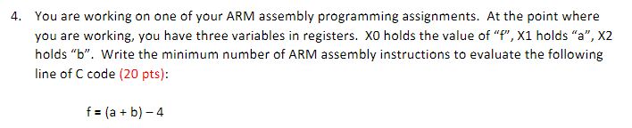 Solved You are working on one of your ARM assembly | Chegg.com