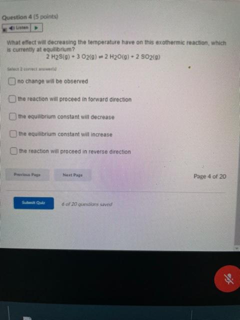 Solved Question 4 (5 points) Usten What effect will | Chegg.com