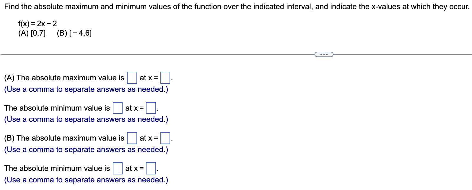 Solved Find The Absolute Maximum And Minimum Values Of The