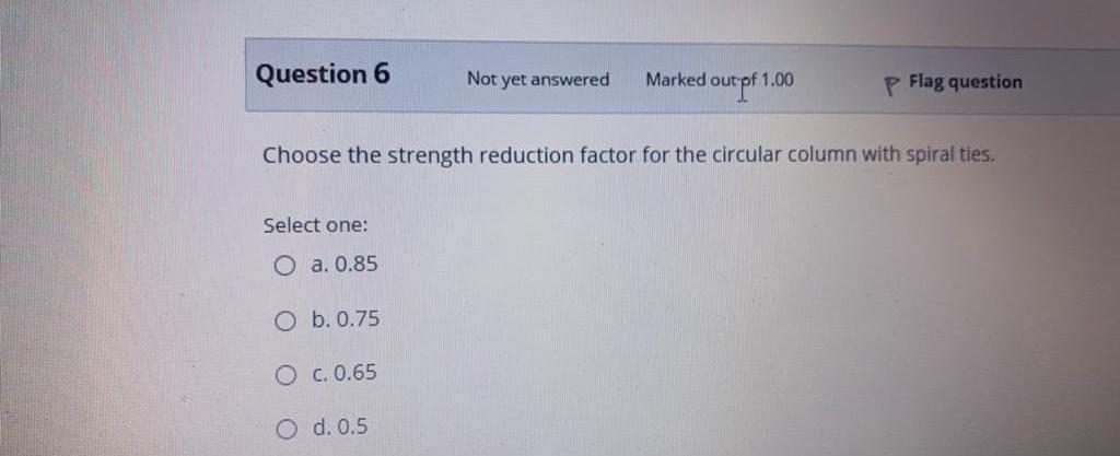 Solved Short column undergoes buckling failure. Select one: | Chegg.com