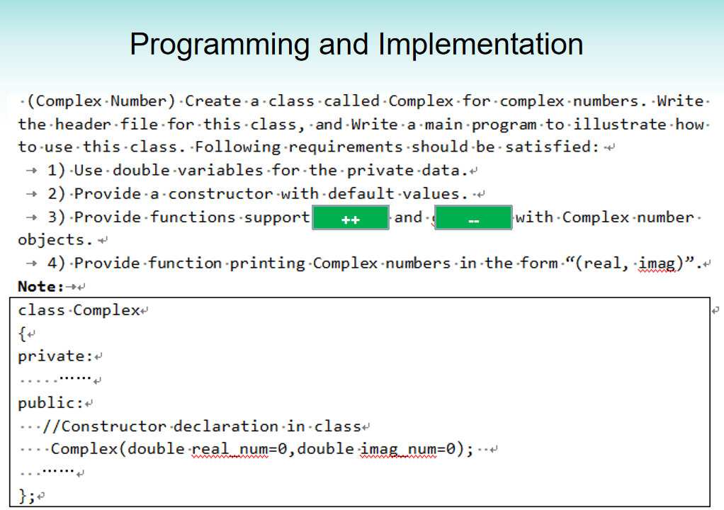 Solved C++ Programming(I will give thumbs up for good | Chegg.com