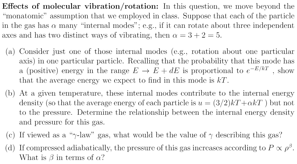 Solved Effects of molecular vibration/rotation: In this | Chegg.com