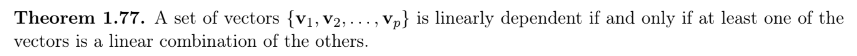 Solved A set of vectors {v1, v2, . . . , vp} is linearly | Chegg.com